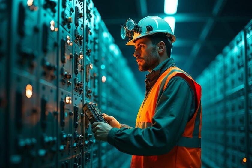 Segurança e Foco Absoluto: A Luz Essencial do Profissional de Energia ...